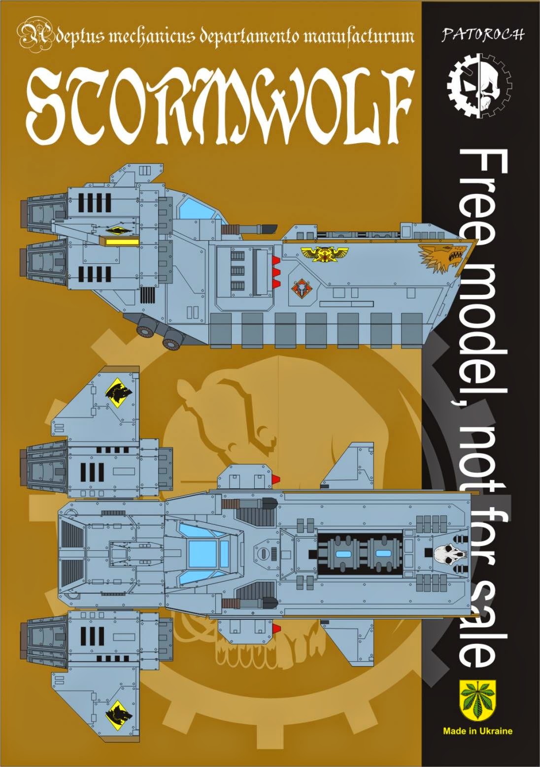 Paper Wargames: 40K Stormwolf