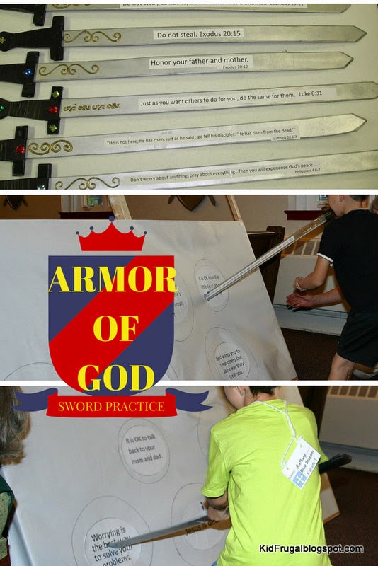 Kidfrugal: Sword Practice with the Word of God