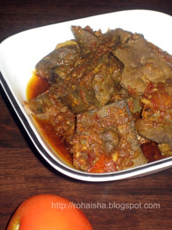 Damai Qalbu: HATI LEMBU MASAK BALI