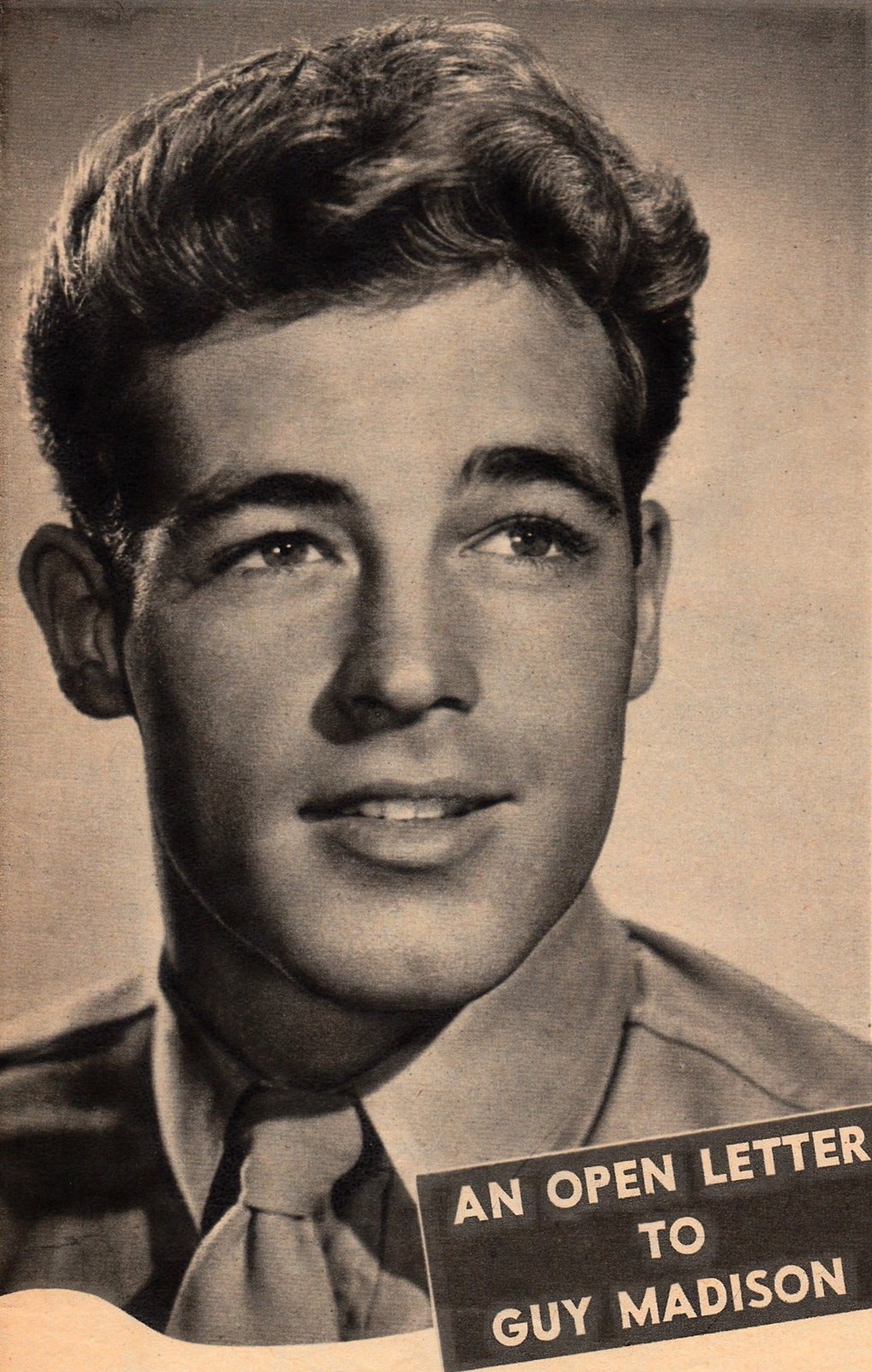 A VERY LUSH BUDGET: TEEN IDOL: GUY MADISON From my personal scrapbook
