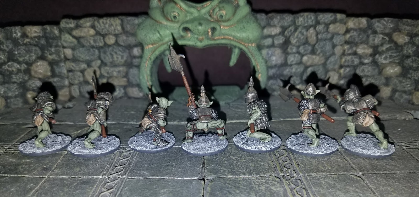 One of My Men Became Restless: 28mm Goblin Factory, Heavy Armored Goblins