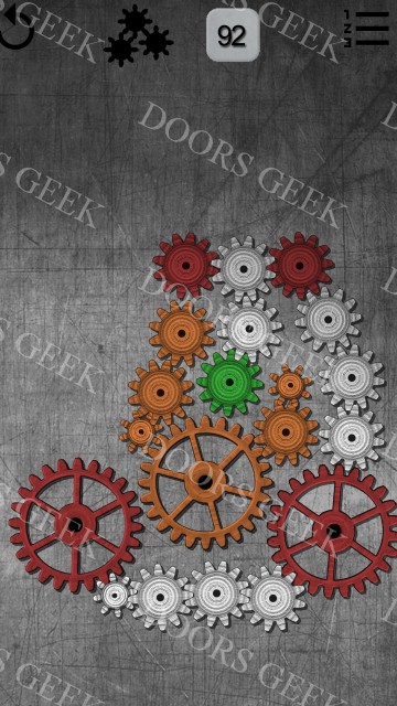 Gears Logic Puzzles Level 92 Solution ~ Doors Geek