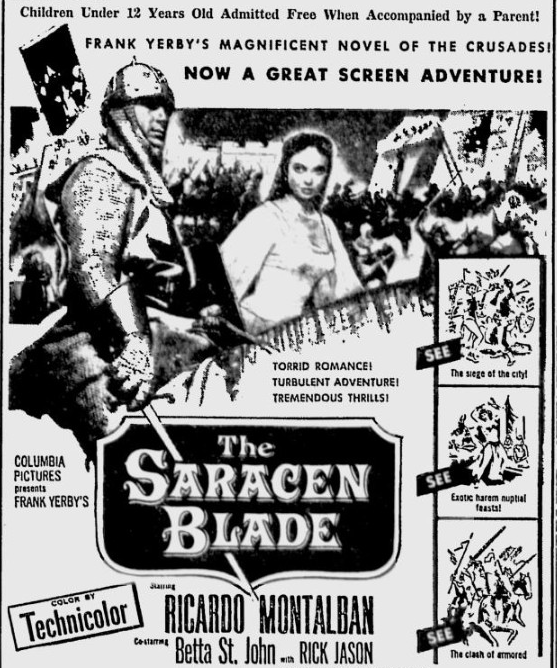 Zebradelic: Betta St. John in The Saracen Blade