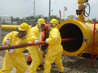 GRISSIK - SOUTH SUMATRA INDONESIA: Pigging Activities Day 3