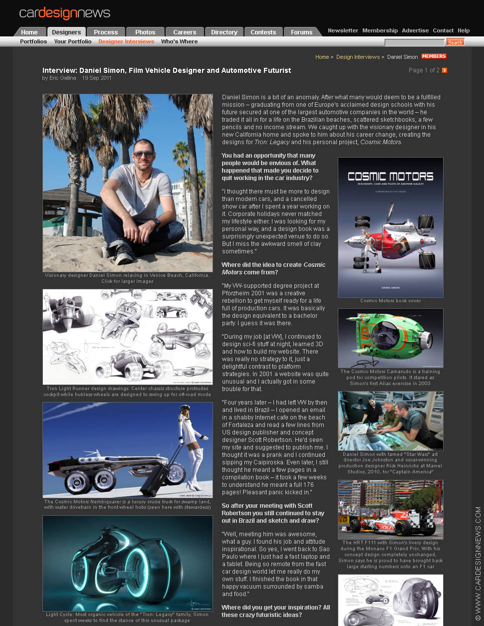 INTERVIEW: Car Design News 2011 | Automotive