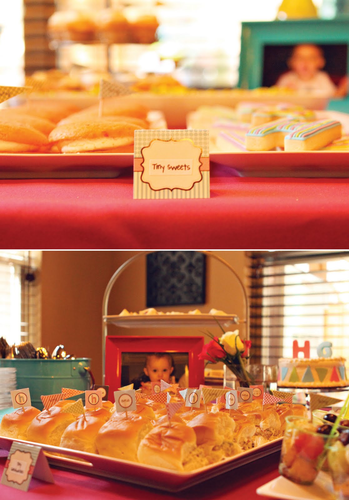 A Bright and Happy 1st Birthday Tiny Party - Anders Ruff Custom Designs ...