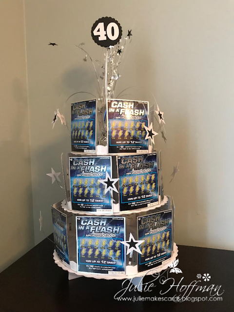 Julie Makes Cards: Lottery Ticket Cake