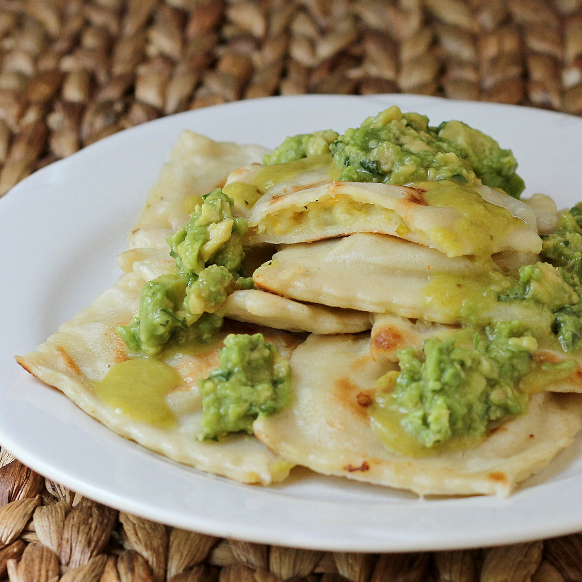 Cookistry: Southwestern Pierogi Ravioli with potato, corn, and chiles