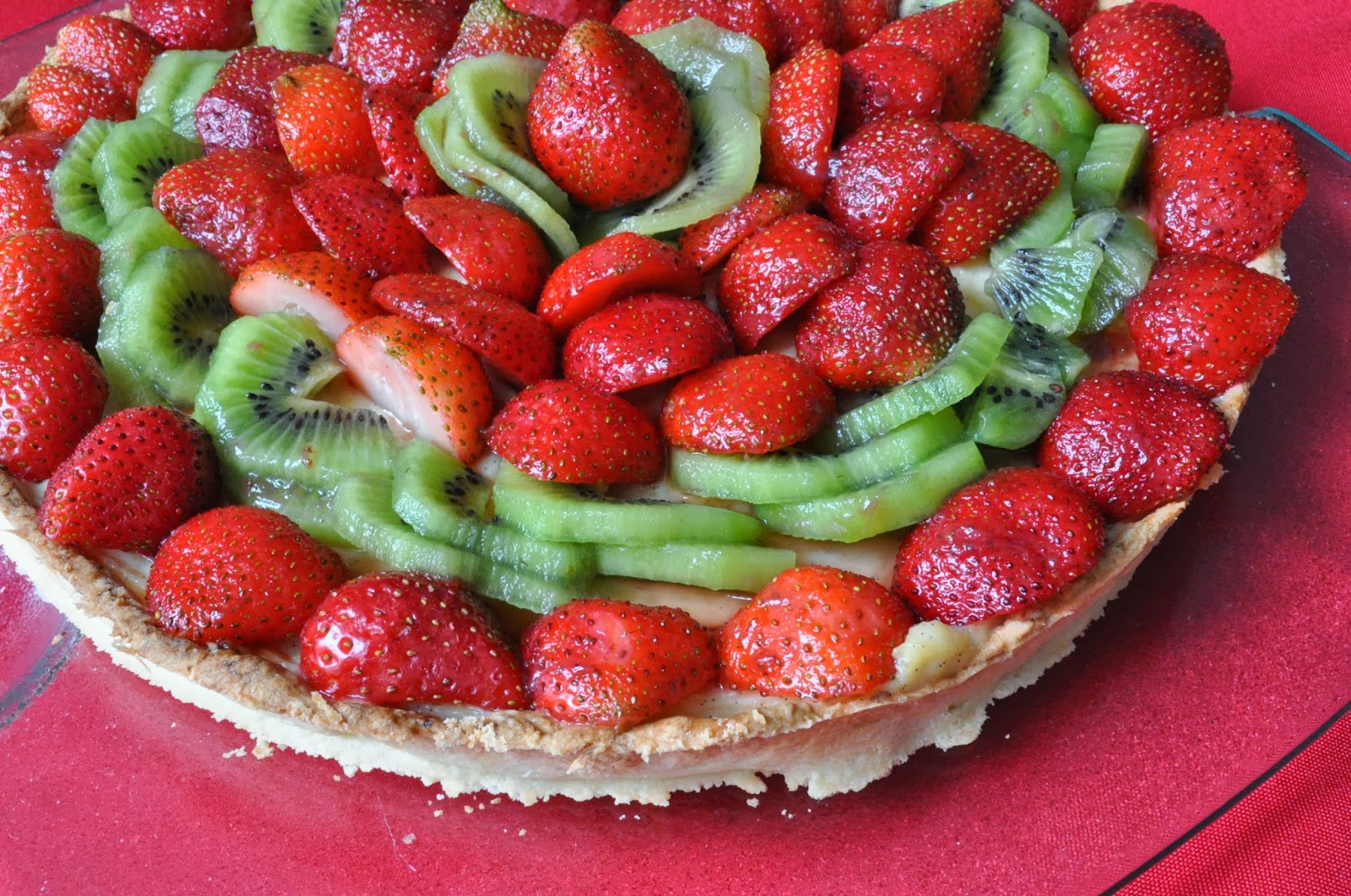 Tarte aux fruits.
