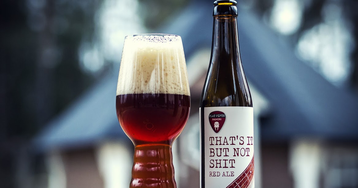 Kotiolutta: Flat Fifth That's It But Not Shit Red Ale | Reittausblogi
