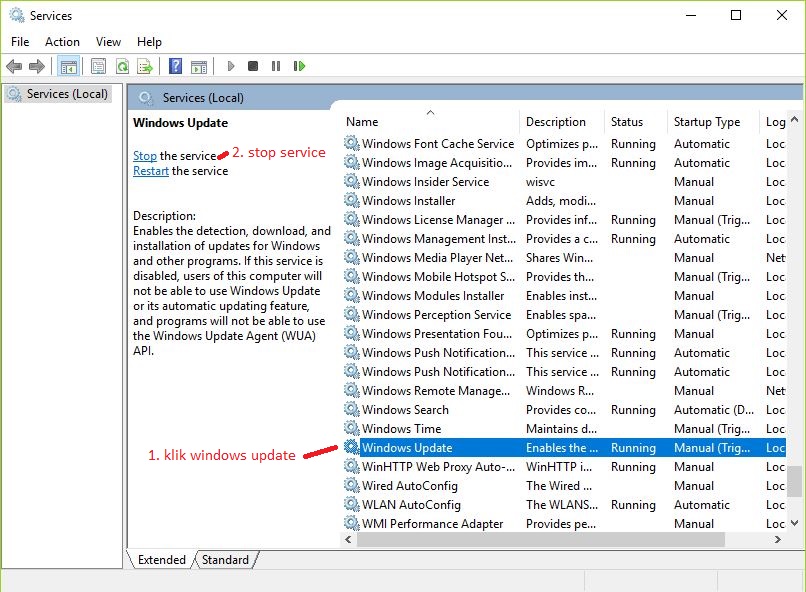 Cara untuk Non-Aktifkan Windows Update pada Microsoft Windows 10 ...