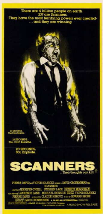Junta Juleil's Culture Shock: Film Review: SCANNERS (1981, David ...