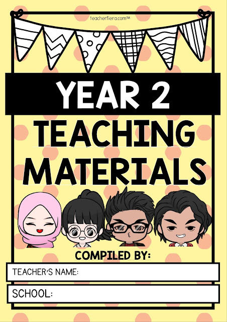 teacherfiera.com: FILE DIVIDERS, FRONT PAGE & SIDE LABEL FOR YEAR 2 ...