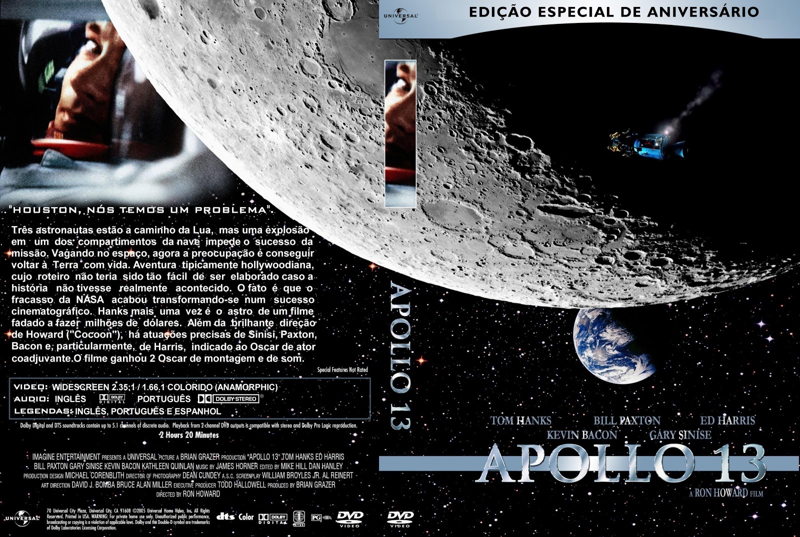 Capa DVD Apollo 13 Edição Especial De Aniversário - DVD Cover - Baixar ...