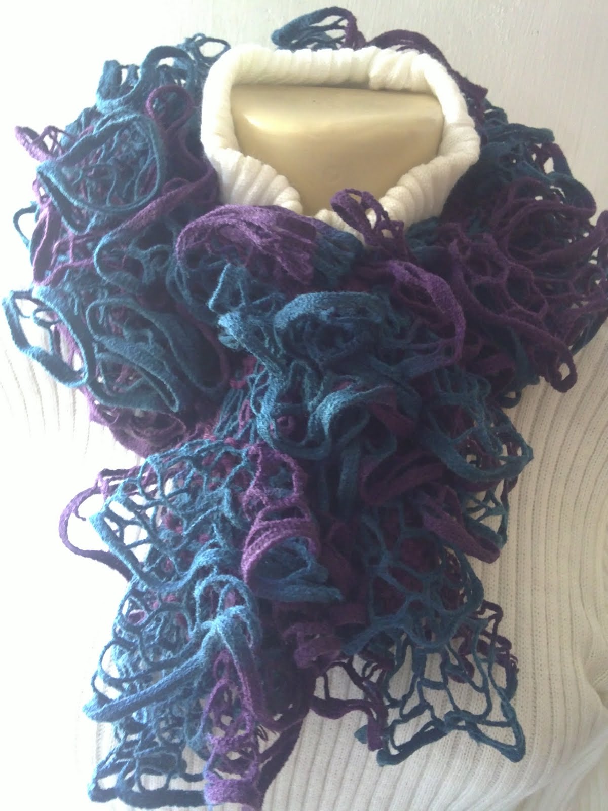 PINGO DE OURO fios e arte: CACHECOL DE TRICÔ