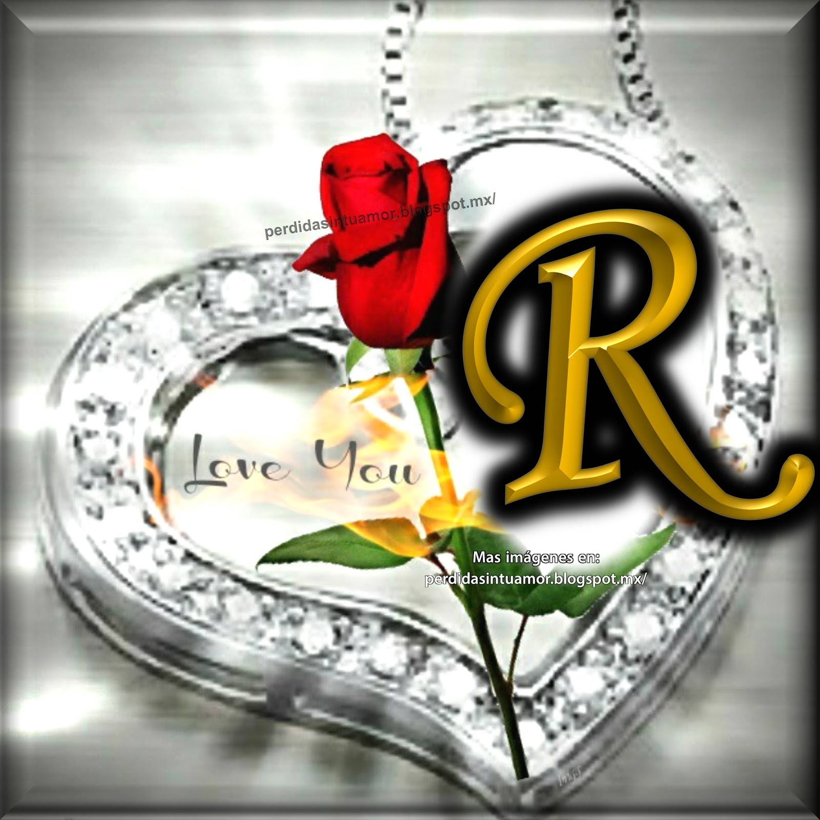 INICIALES Y NOMBRES PARA TI: INICIALES EN UN CORAZÓN BONITO ( A - Z )