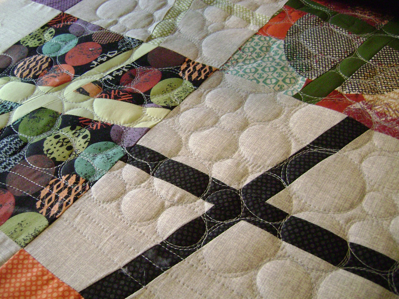Quilting is more fun than Housework...: Pebbles...