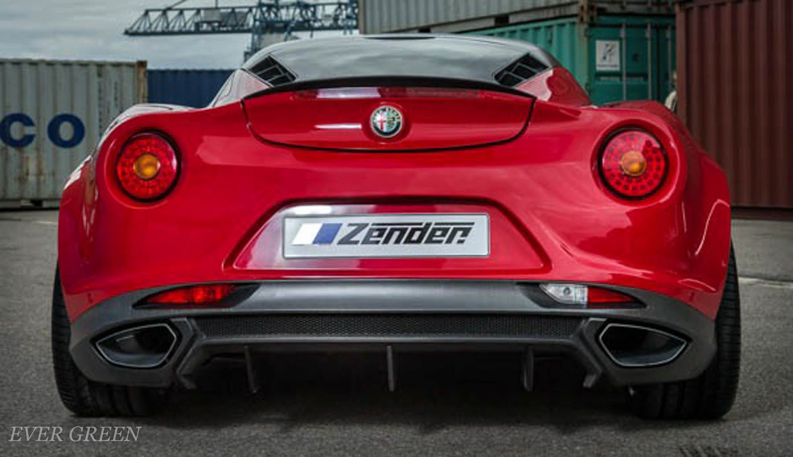 EVERGREEN Blog: Alfa Romeo 4C Zender aero kit