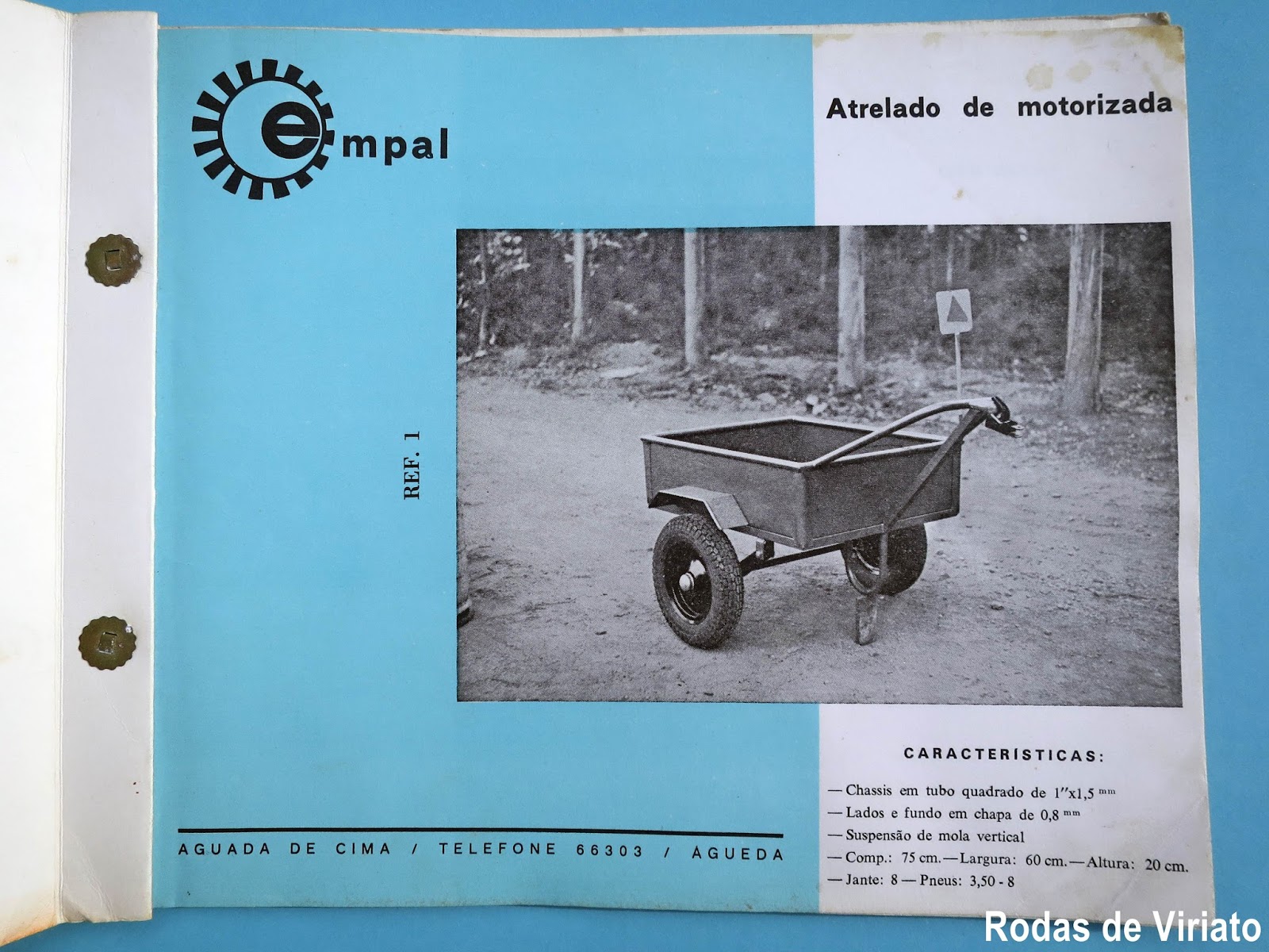 Catálogo de atrelados Empal para automóvel, motorizada e manuais