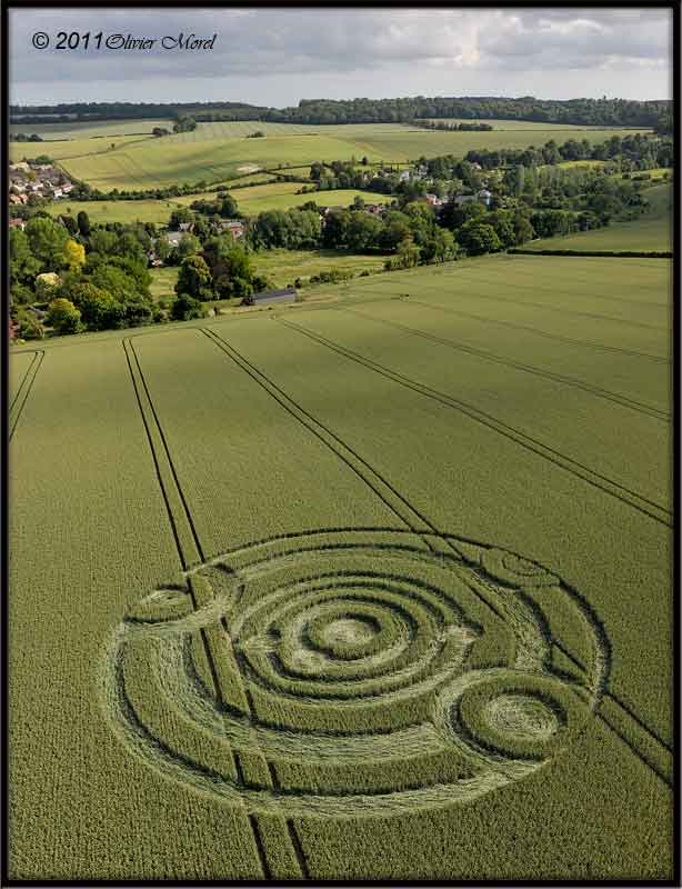 Crop Circle at Cow Drove Hill, Hampshire ~ 18th June 2011 - Psychedelic ...