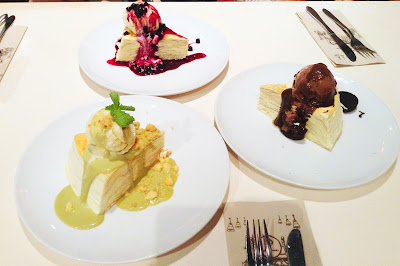 Exploding Color Box: Mille Crepes ala Pancious