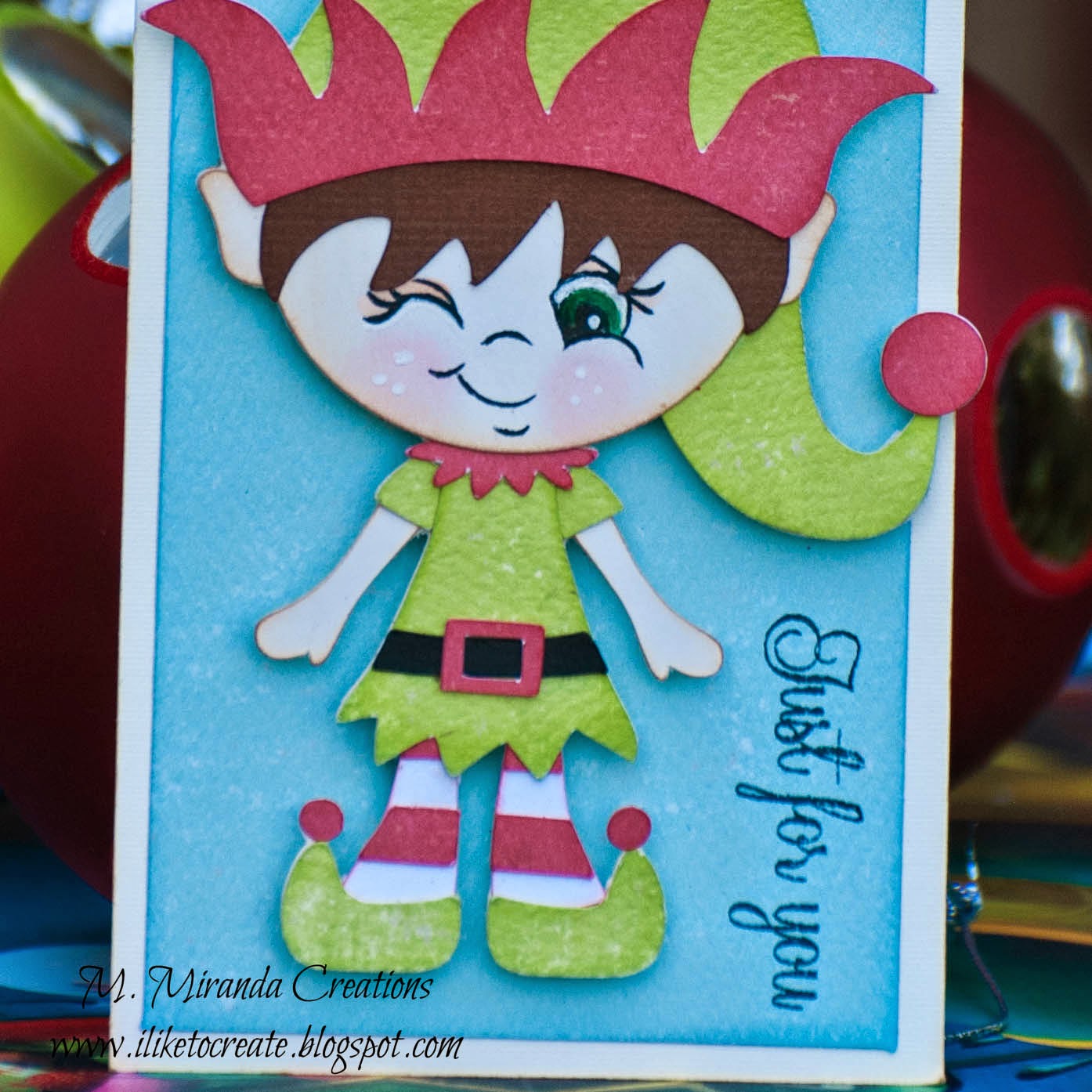 M Miranda Creations: Jingles the Elf!