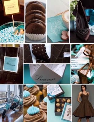 Jinky's Crafts & Designs: Turquoise Blue & Chocolate Brown Color Combo ...