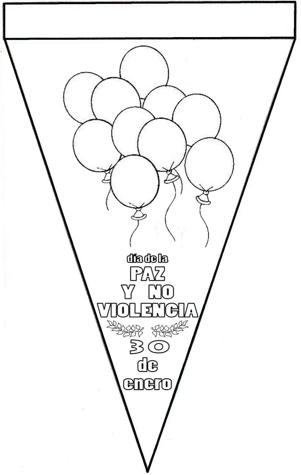 Mi Mundo Infantil: BANDERINES DÍA DE LA PAZ