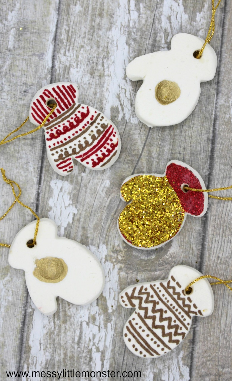 Homemade Clay Mitten Ornaments Messy Little Monster homemade-clay-mitten-ornaments-messy-little-monster