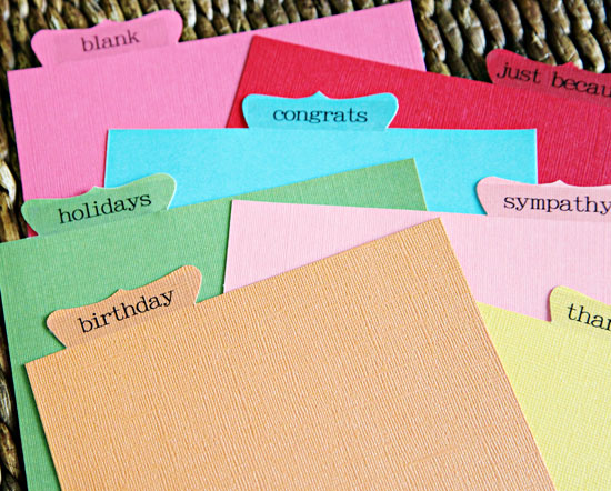 IHeart Organizing: Greetings! Card Organization