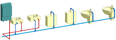REVIT Rocks !: REVIT MEP 2013 Hot and Cold Water Plumbing Tutorial