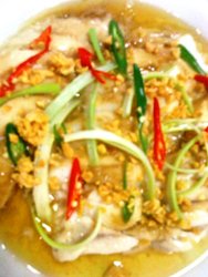 rainbowdiary: Recipe - Steam Toman (Snakehead) Fillet With Oyster Sauce