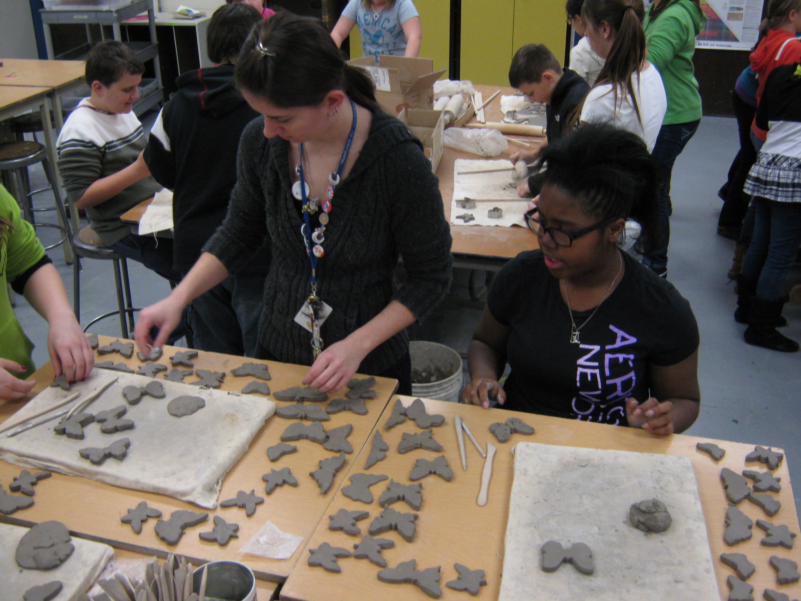 Tales from the Traveling Art Teacher!: Courage with Clay: February's ...