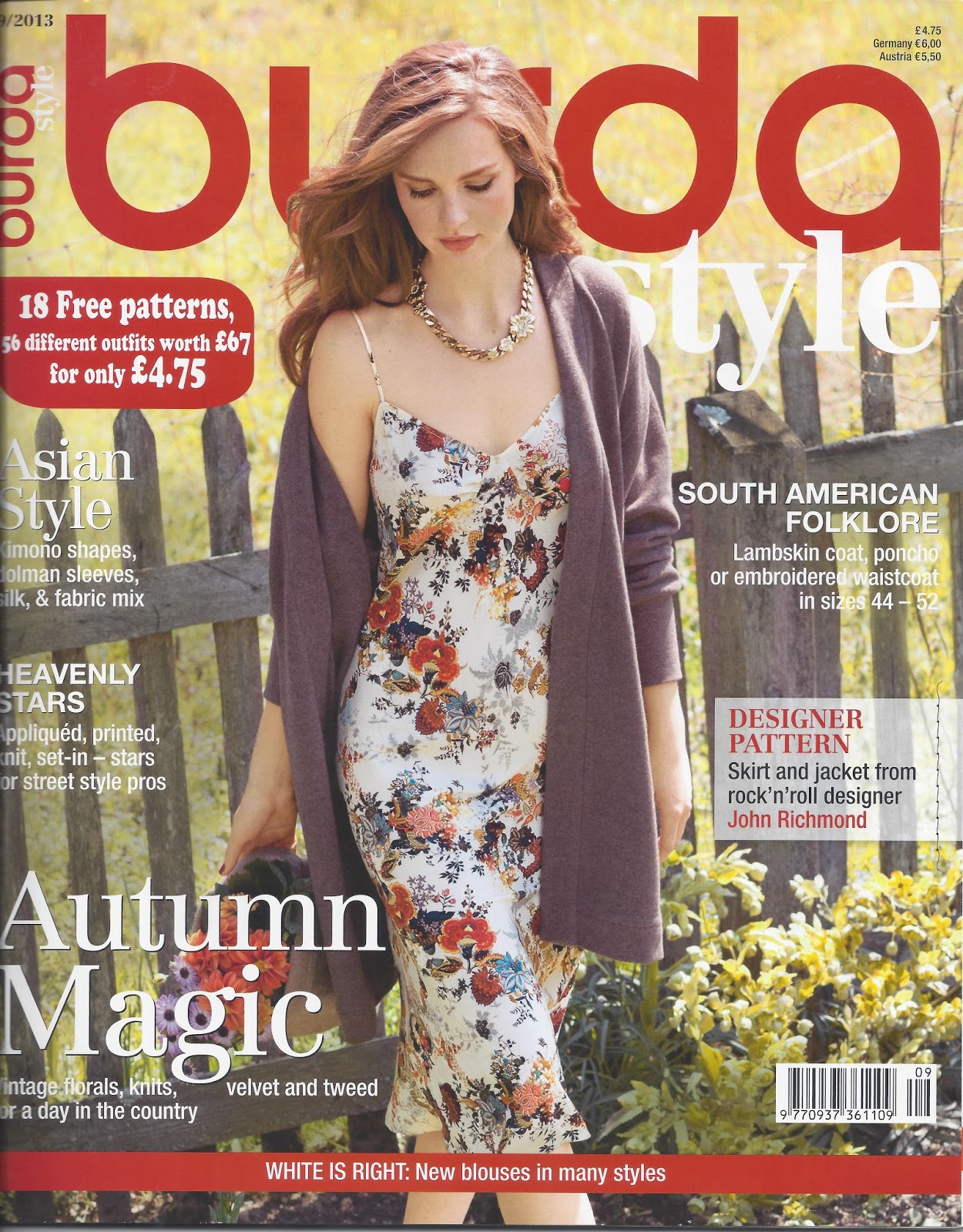 Burda Style 9/2013 - SMF Designs and Friends