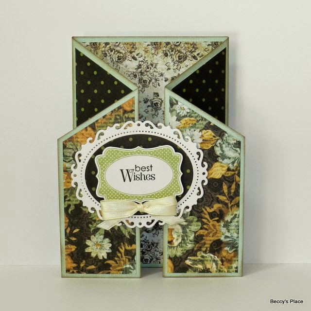 Beccy's Place: Tutorial - Cascade Card - 1 piece