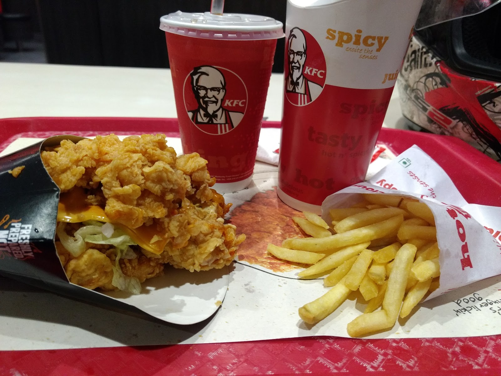 KFC Double Down Burger - The Madras Foodie