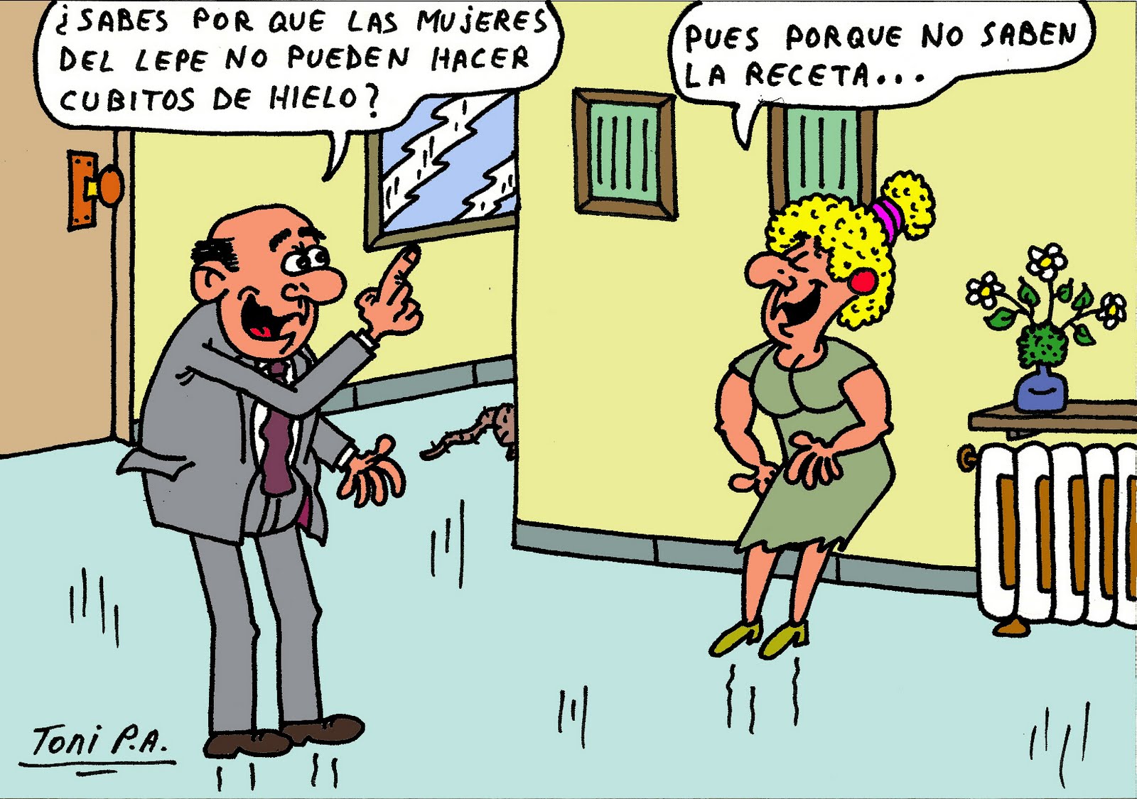 CHISTES TONI P.A.: Hay con los Leperos...