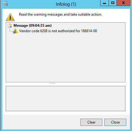 DAX Dude - Dynamics 365/AX: AX error: 'Vendor code XXXX is not authorized for XXXXXX' when ...