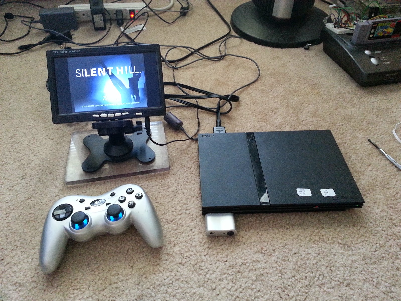 DIYtronics: PS2 Modbo 4.0 Installation and Translucent Case Mod