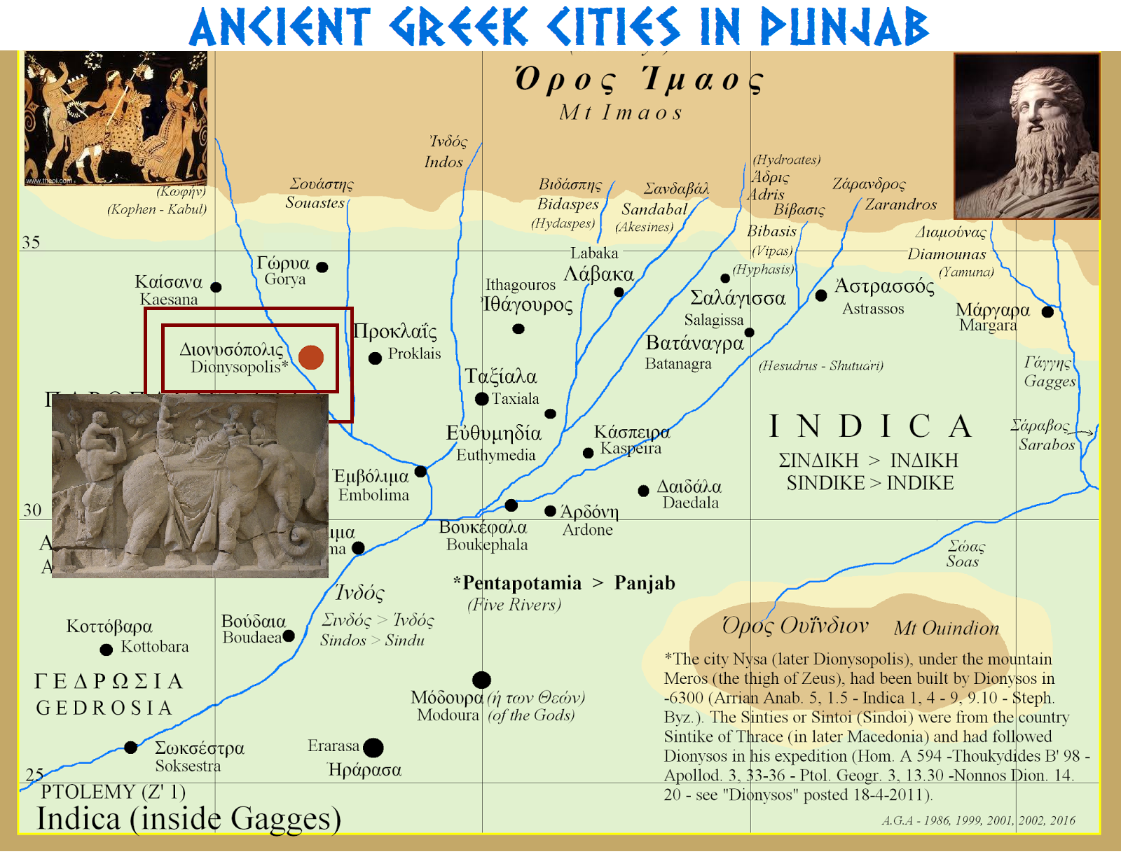 Greek Asia: ANCIENT GREEK CITIES IN PUNJAB