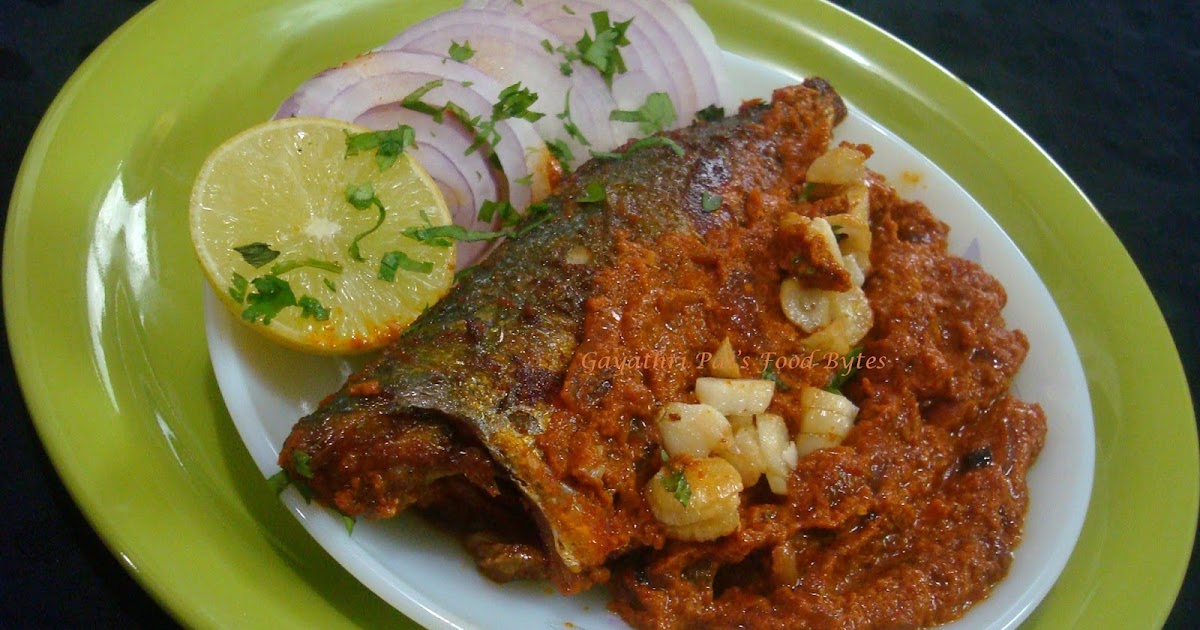 Gayathri Pai's Food Bytes: Mackerel (Raja) ~ Masala ~ Fish.