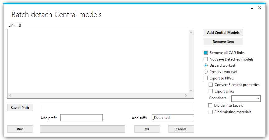 How to detach multiple Central Revit files (Batch Detach) and export to ...