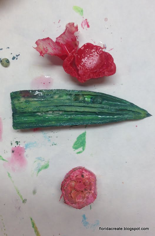 floridacreate: Fruit and Vegetable Printing