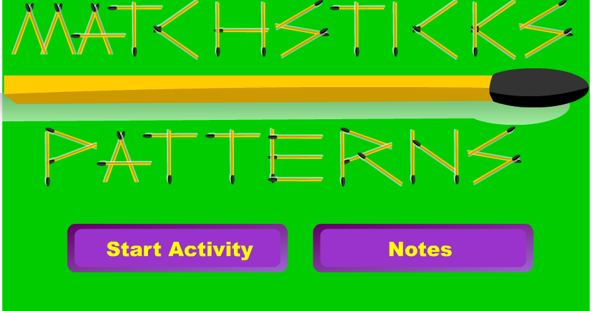 Tech Coach: Matchstick Patterns