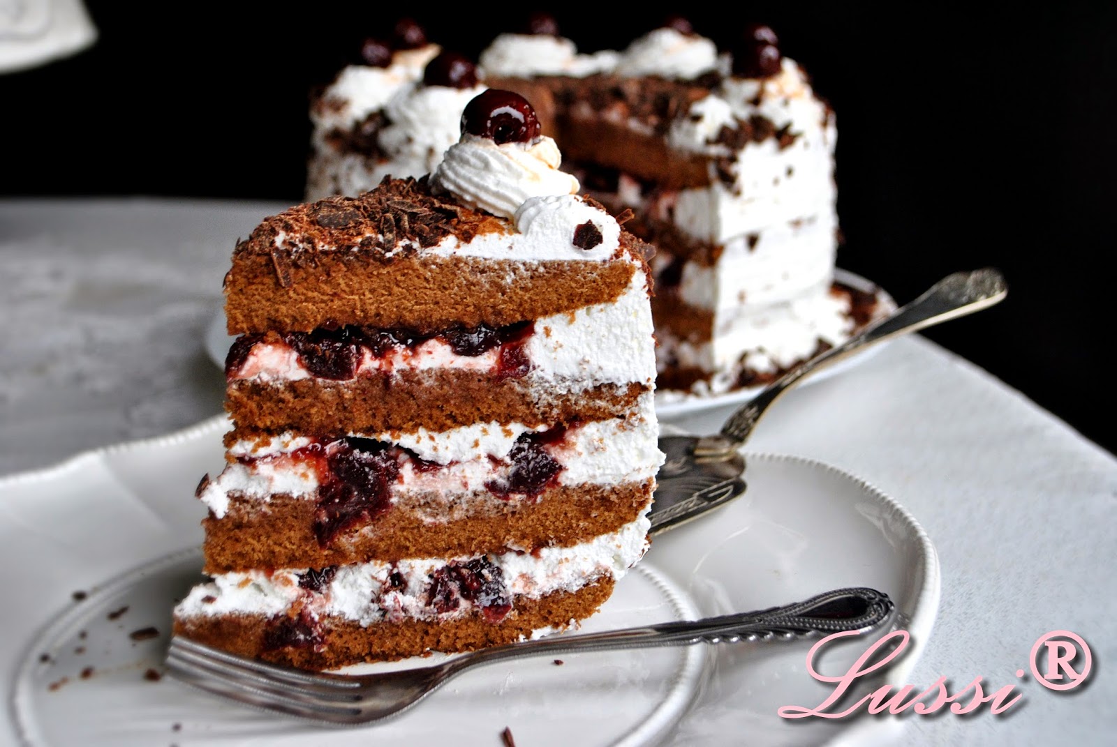 Lussi`s World of Artcraft: Торта "Шварцвалд" / Black Forest Cake ...