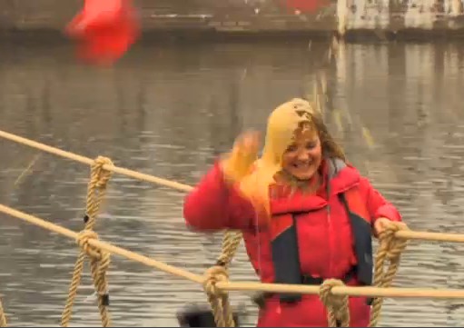 Messy Celebrity Polls: Helen Skelton gets gunged on Blue Peter