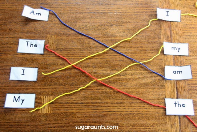 Creative Sight Word Practice with String - The OT Toolbox