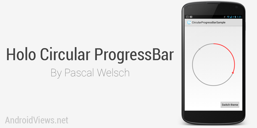 AndroidLibraries: Holo Circular ProgressBar AndroidLibraries: Holo Circular ProgressBar