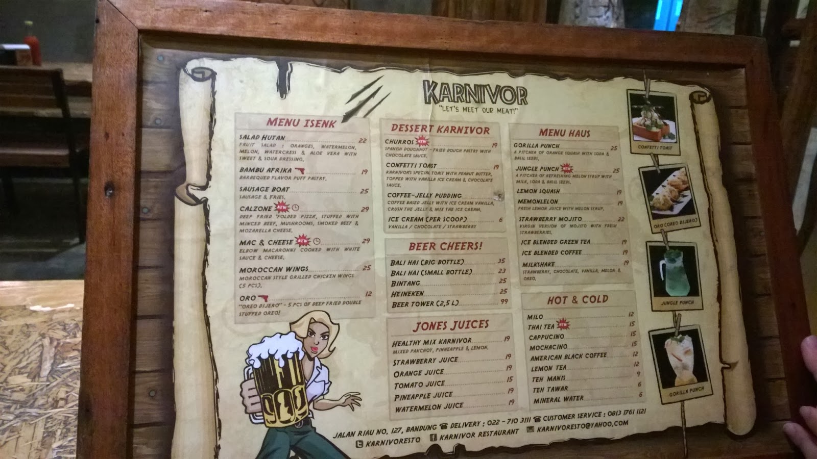 Karnivor Restaurant in Bandung