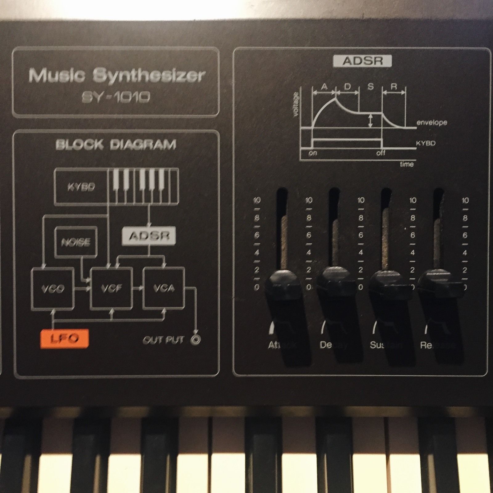 MATRIXSYNTH: 1979 Technics SY-1010 Vintage Analog Synth